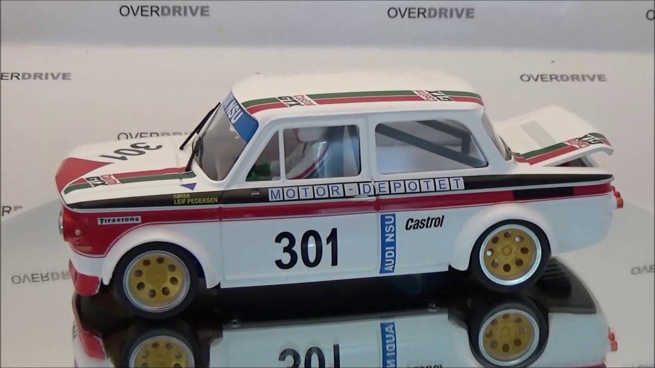 BRM 095 NSU TT Castrol #301 Analog / Carrera Digital - YouTube