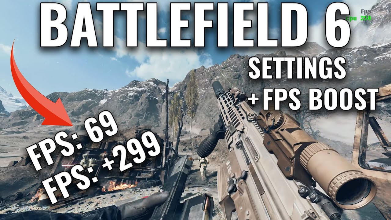 Battlefield 6 Settings y Guia de incremento de FPS - YouTube