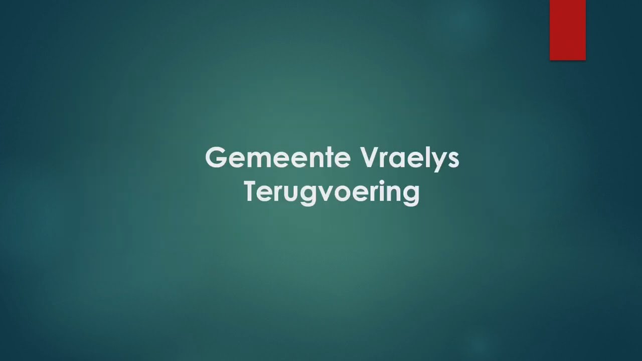 Gemeente Vraelys Terugvoering - YouTube