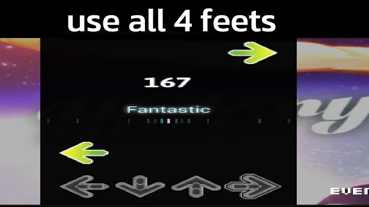 feet stream 4k step mania wahwah baby mode - YouTube