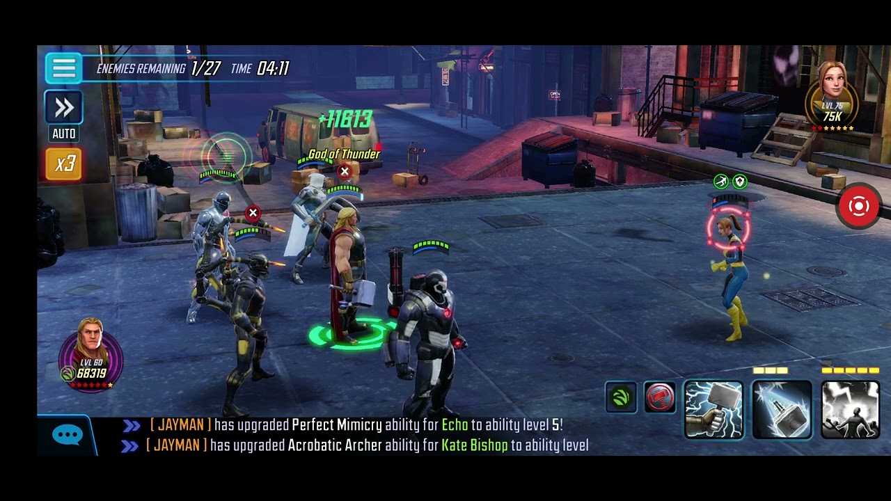 Marvel Strike Force - Gambit Raid (Difficulty 6) Kitty Pryde's Endless ...