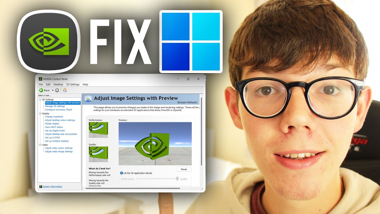 How To Fix NVIDIA Control Panel Not Opening Full Guide YouTube how-to-fix-nvidia-control-panel-not-opening-full-guide-youtube