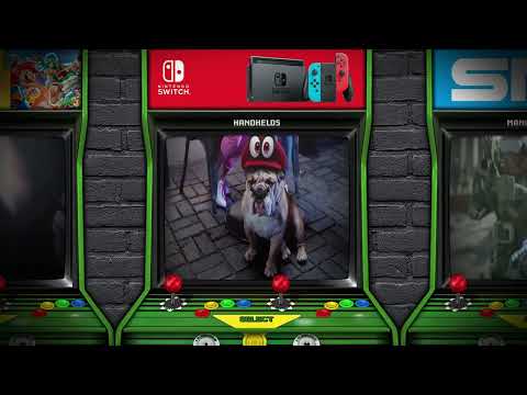 Attract Mode Arcade Wall Theme New Menu System (Audio Muted) - YouTube