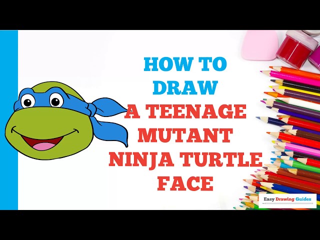 How To Draw A Ninja Turtle Face