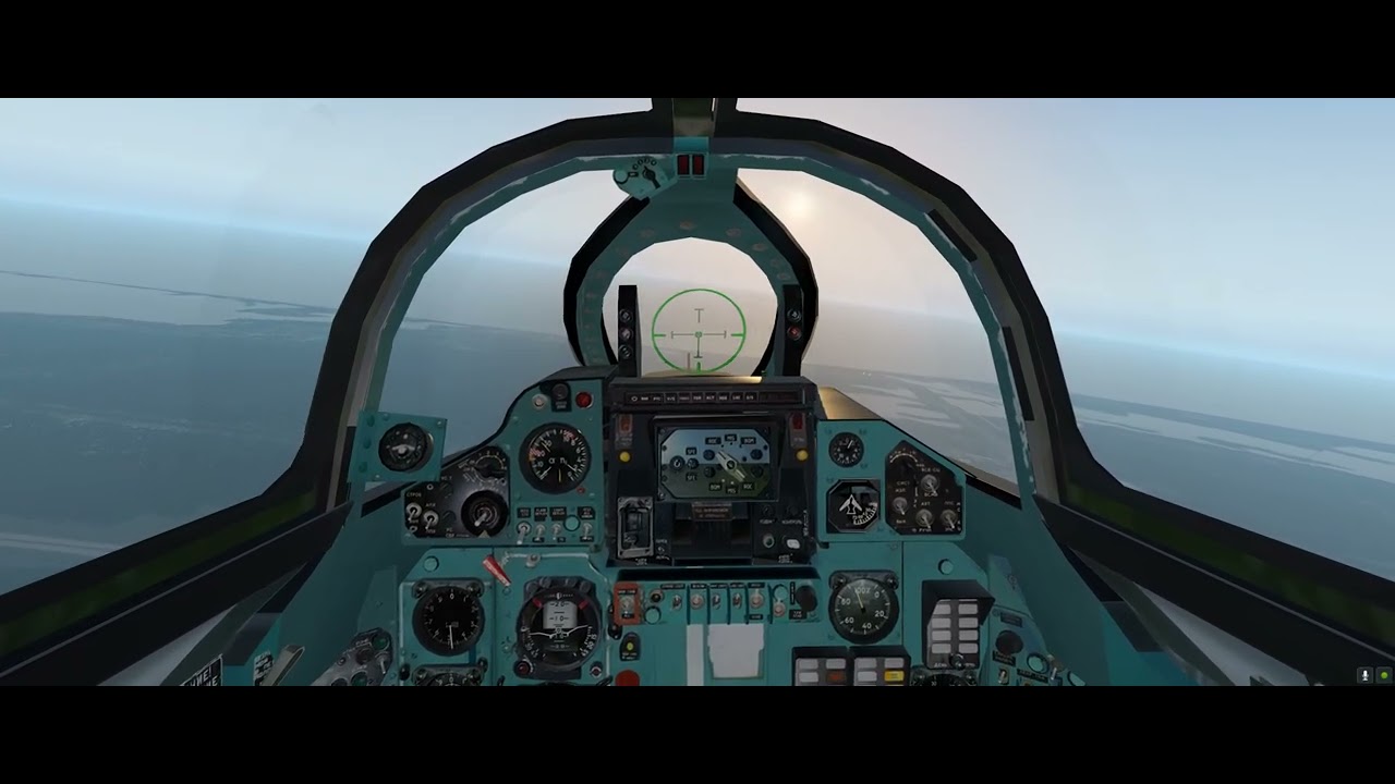 Cockpit view from the MiG 23 MLD during take-off in Florida. - YouTube