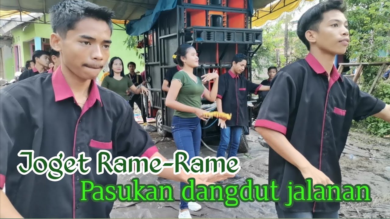 Joget Rame-rame bersama pasukan dangdut jalanan//kecimol Sera community ...
