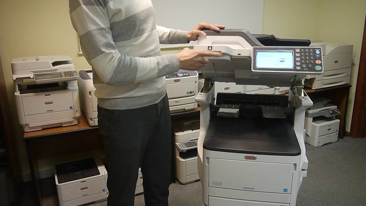 OKI MC8 video instructions - YouTube