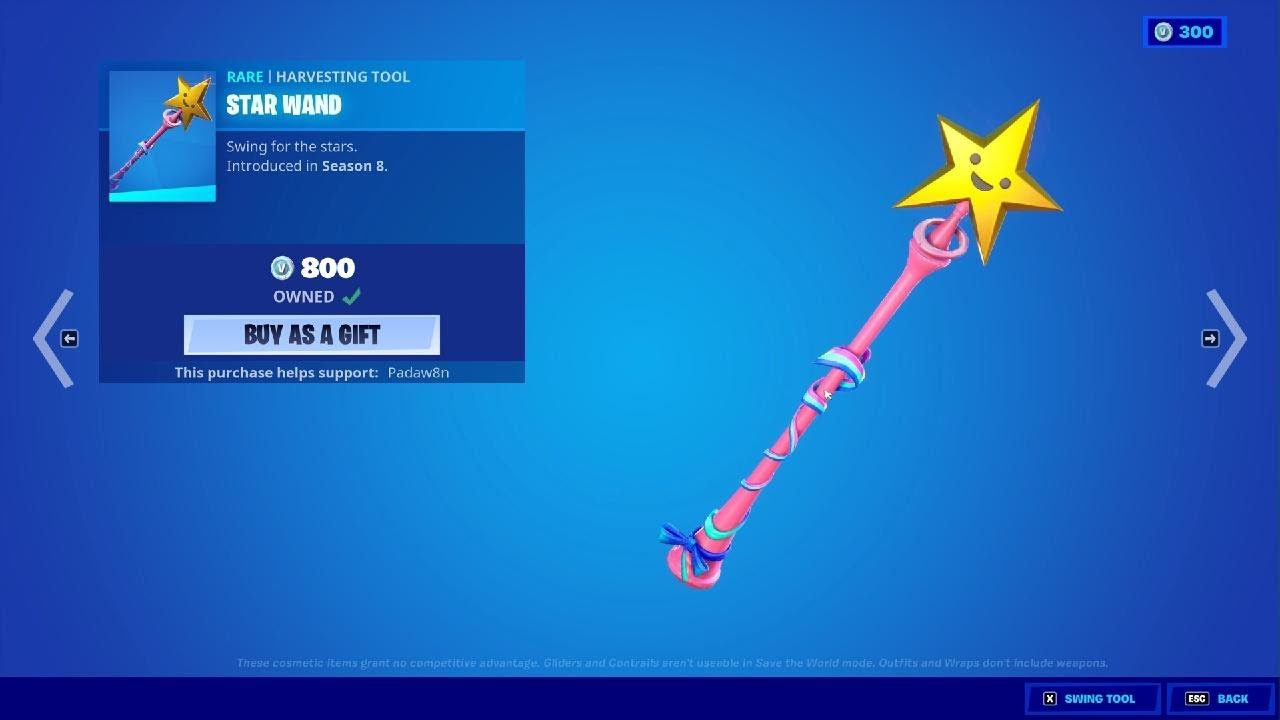Fortnite Star Wand Pickaxe Is Here March 12th Item Shop Review Youtube