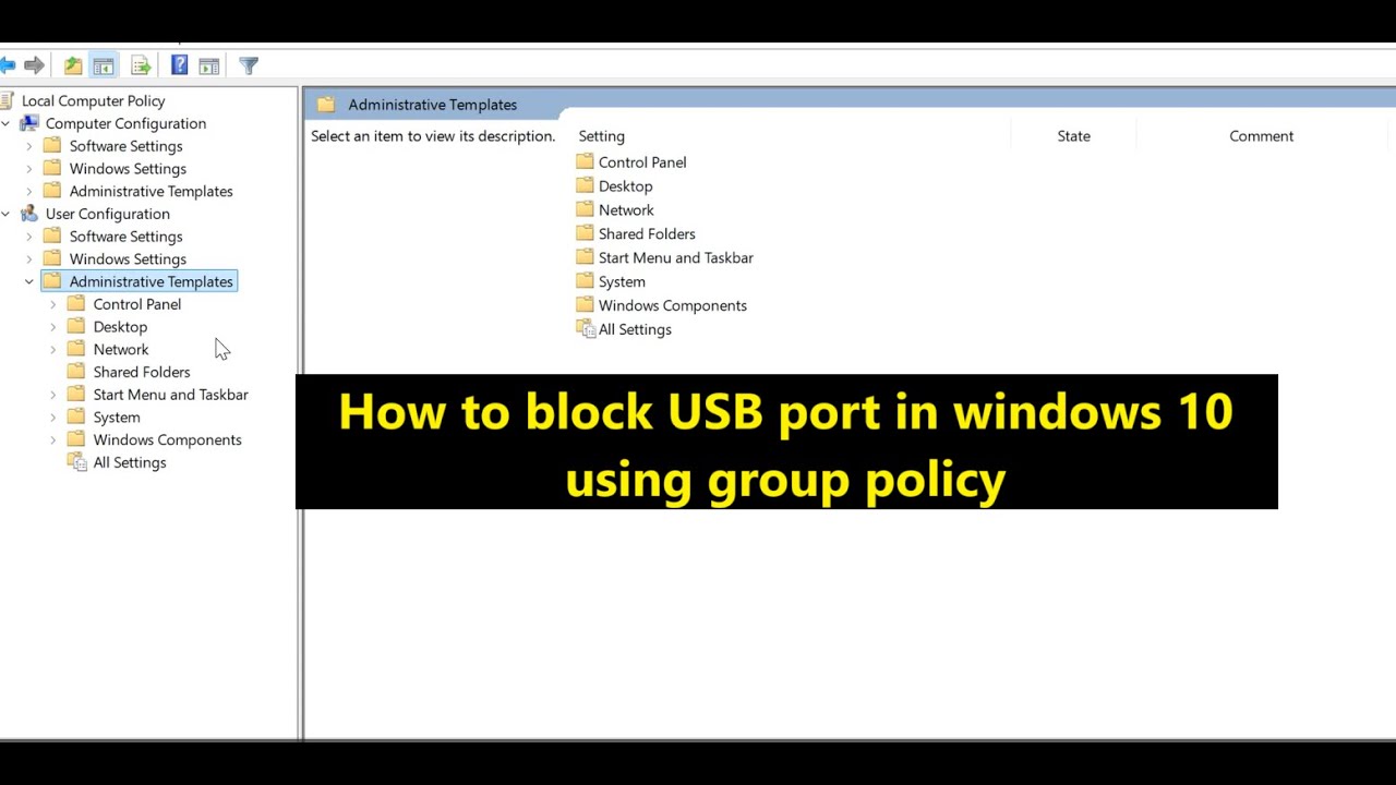 How to block USB port in windows 11 | How to Enable or Disable USB ...