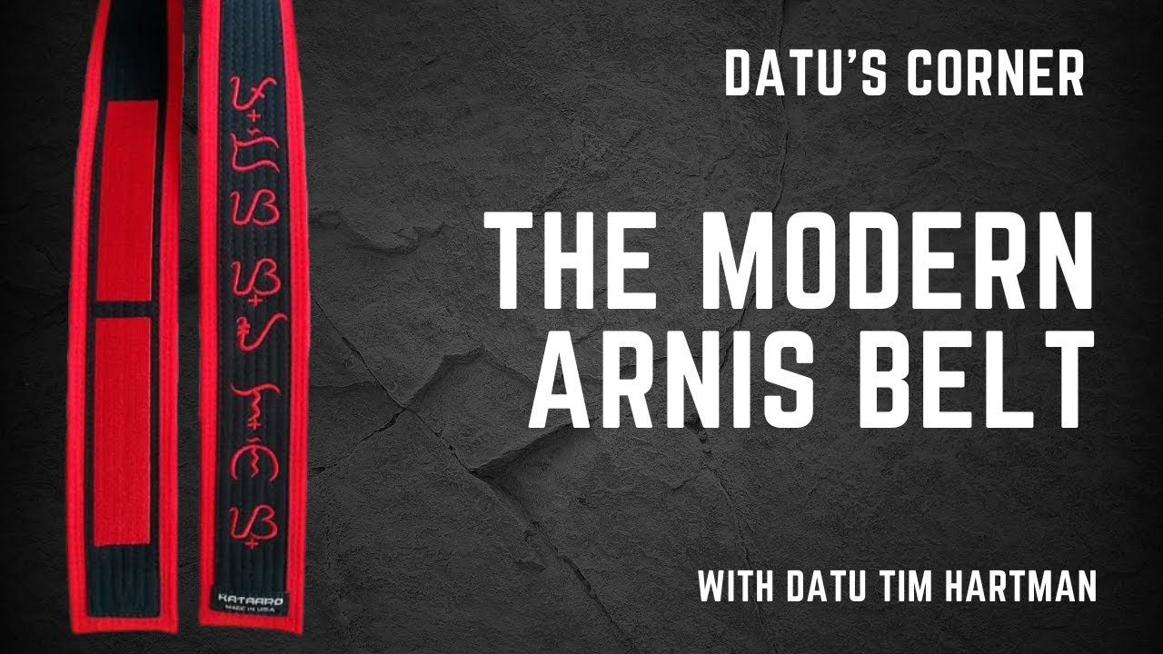 Modern Arnis Minute #10 - The Modern Arnis Belt - YouTube