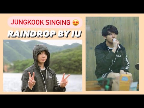 BTS IN THE SOOP EP. 7 | JUNGKOOK SINGING RAINDROP BY IU 💜