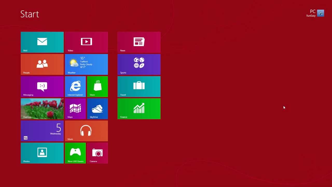 How to Change the Start Screen Theme in Windows 8 - YouTube
