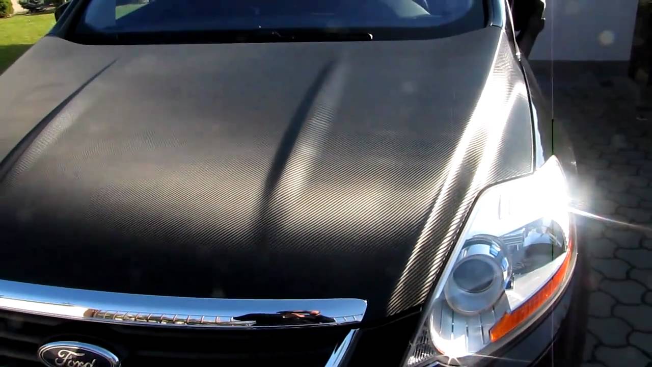 3D Carbon folie Hexis on Ford Kuga - YouTube