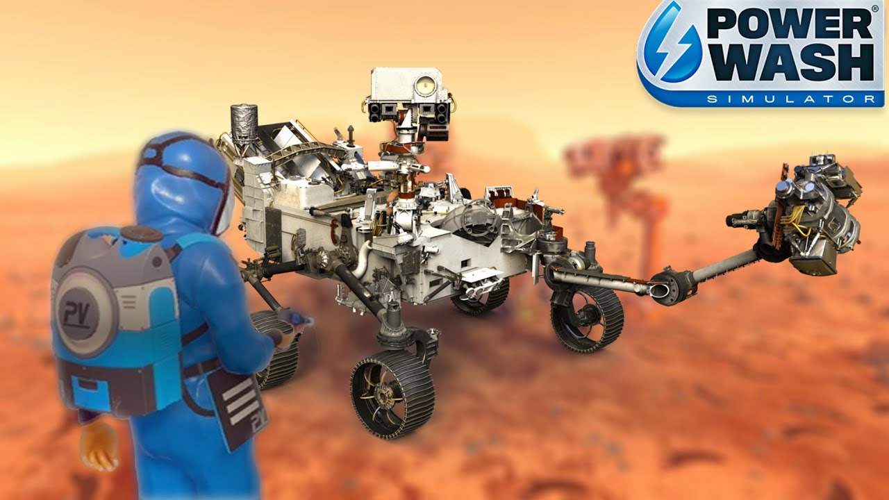 Perseverance Rover'ı Yıkadık | PowerWash Simulator - YouTube