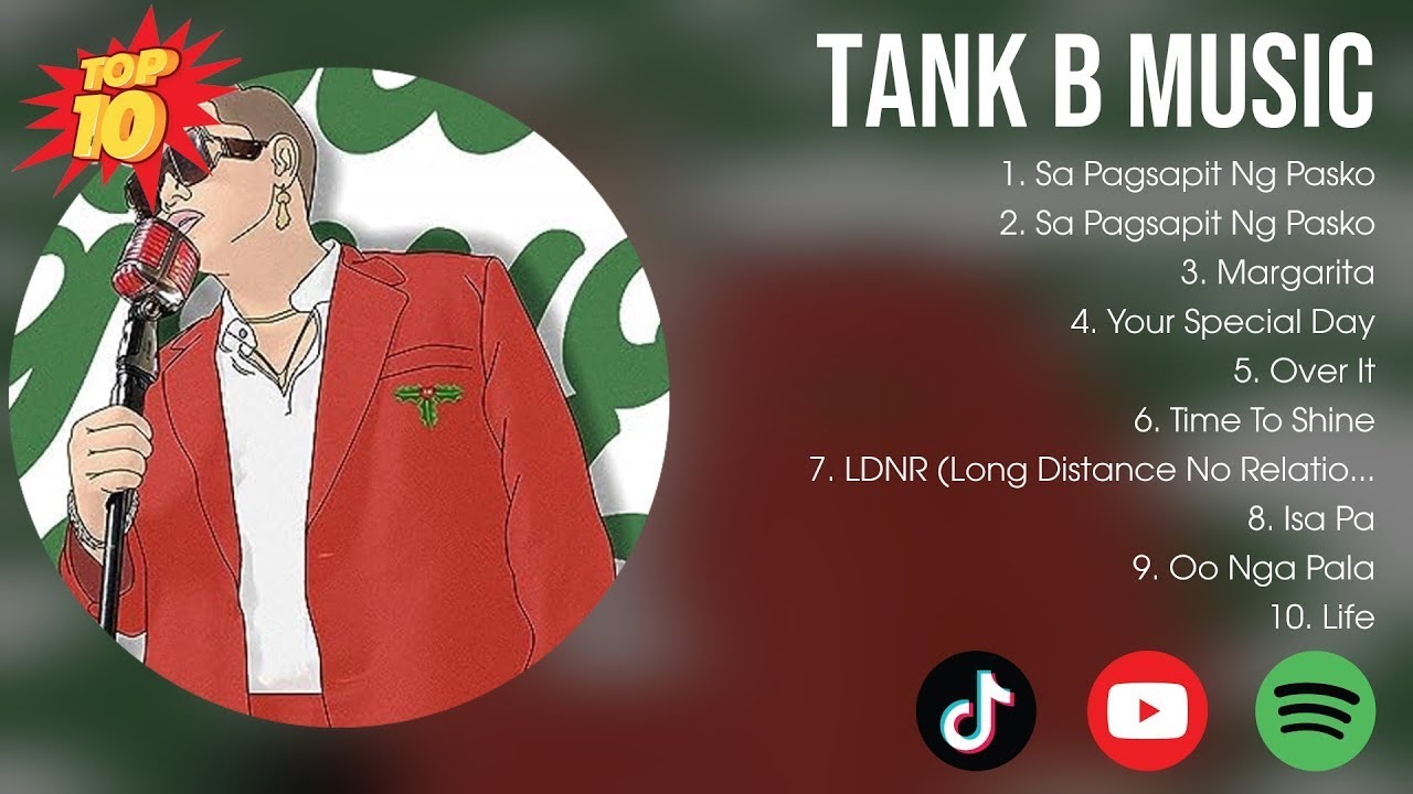 Tank B Music Greatest Hits ~ OPM Music ~ Top 10 Hits of All Time - YouTube