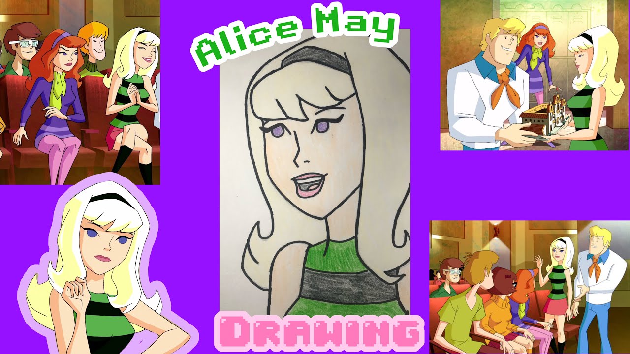 SCOOBY DOO SERIES: ALICE MAY DRAWING - YouTube