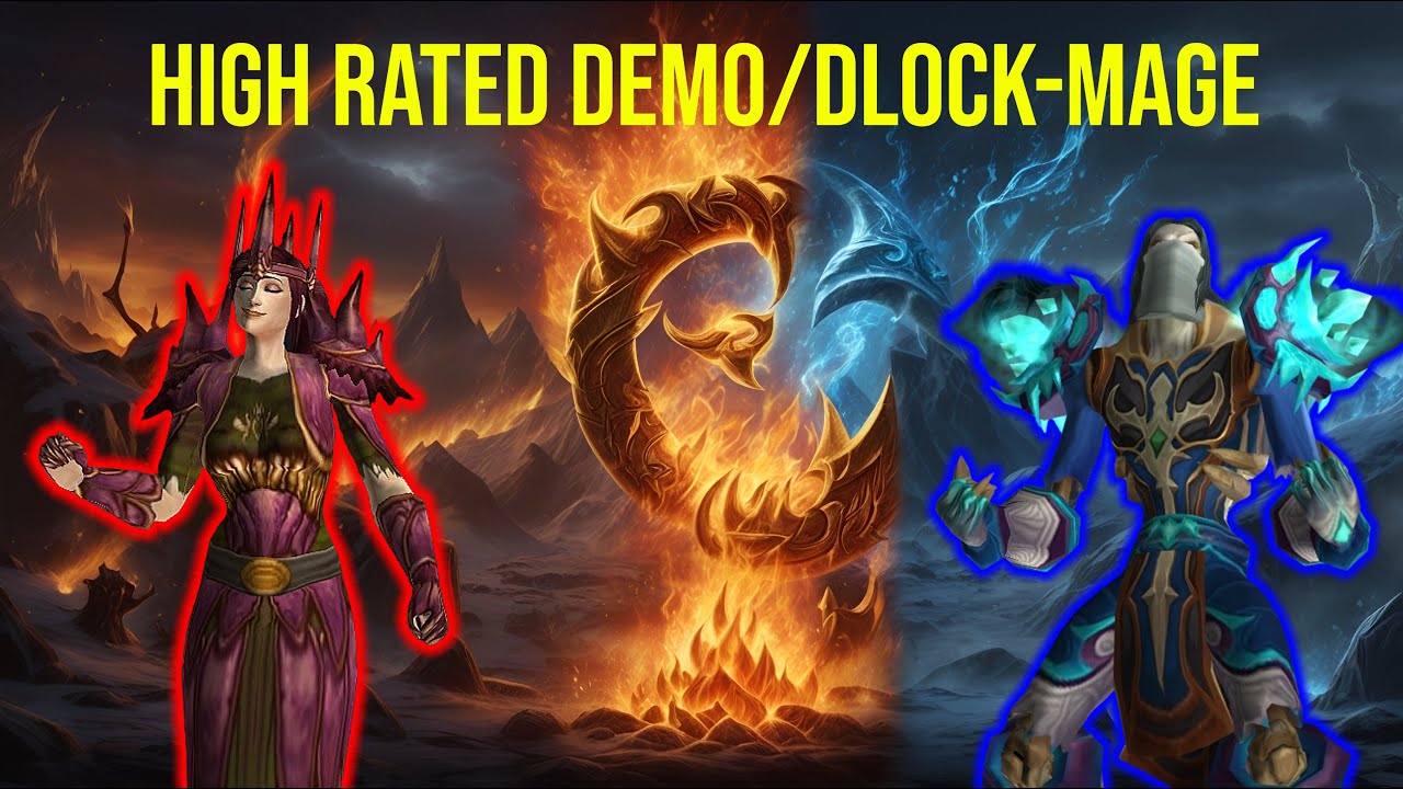 Wow Warlock-Mage-Healer 3v3 Arena PVP |Wotlk| - YouTube