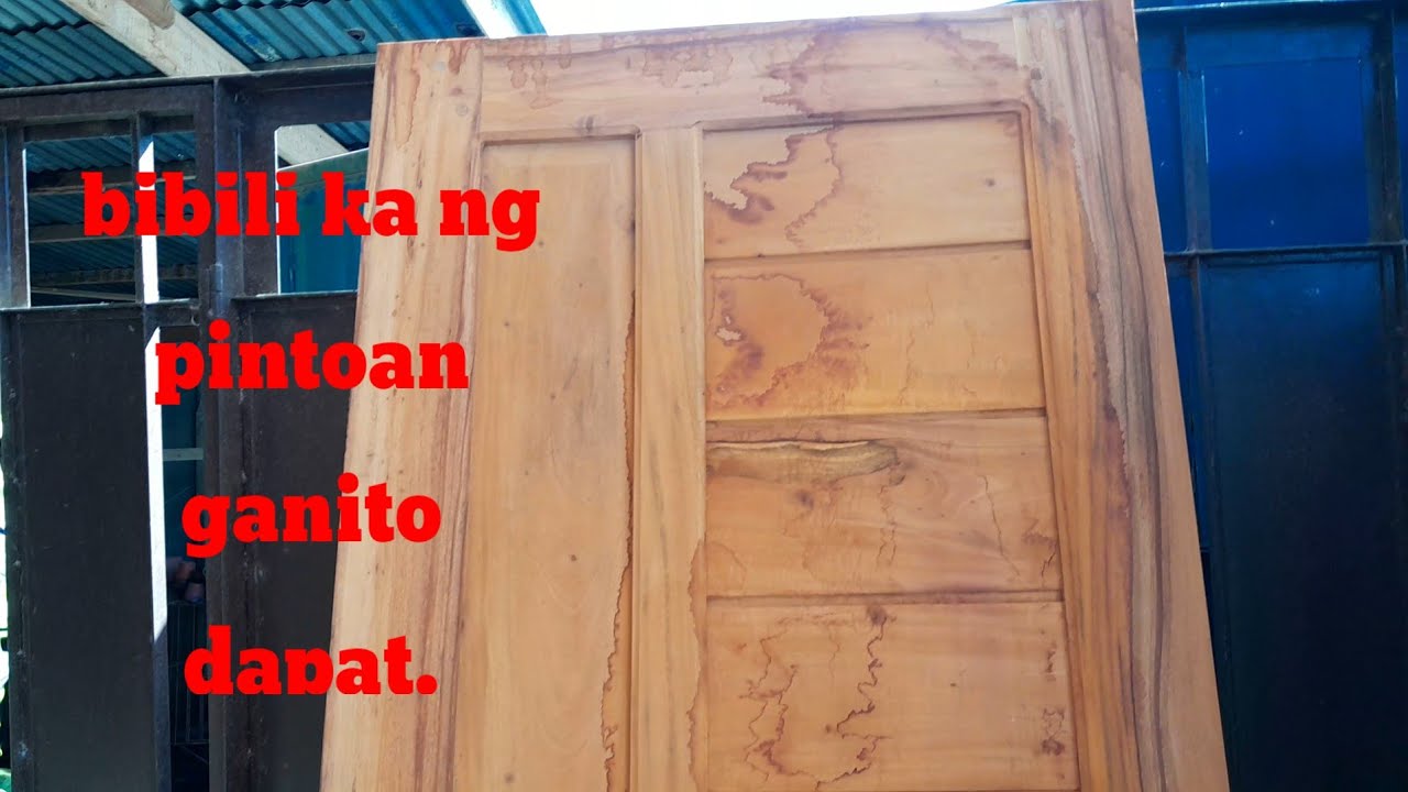bibili ka ng pintoan? mura pero matibay na kahoy panoorin mo. - YouTube