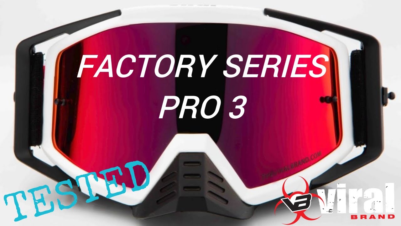 VIRAL BRAND FACTORY SERIES PRO 3 GOGGLE REVIEW - YouTube