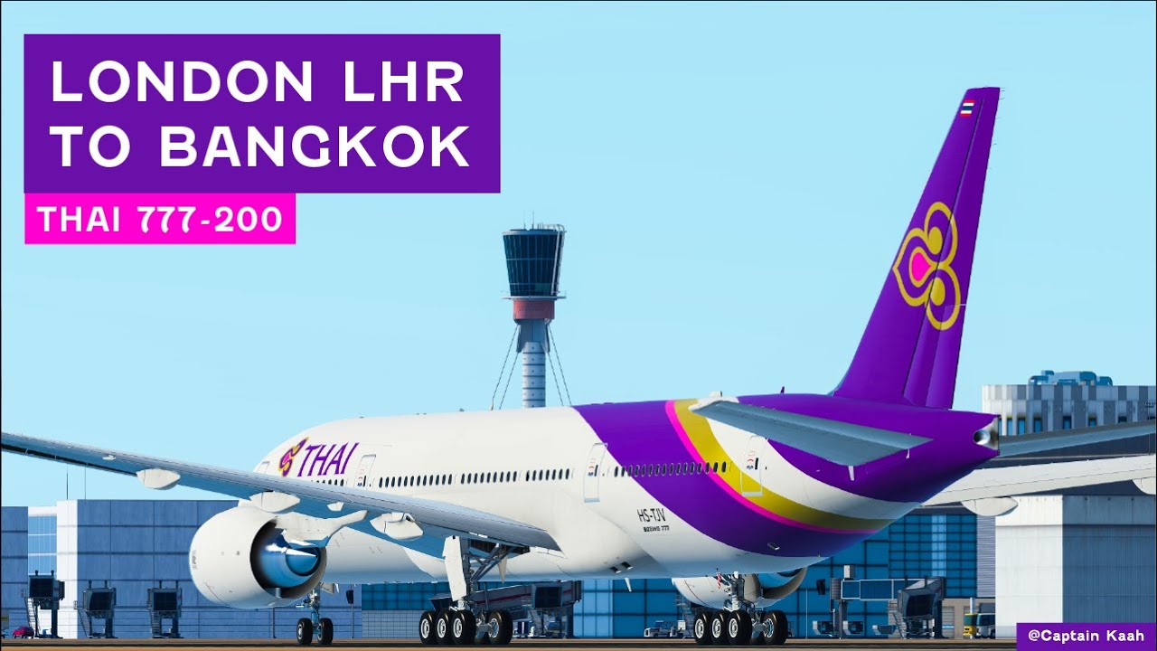 London Heathrow (EGLL) to Bangkok Suvarnabhumi (VTBS) | Infinite flight ...