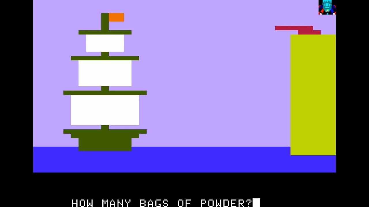 Apple II Game: Pirates (1979 Programma Software) - YouTube