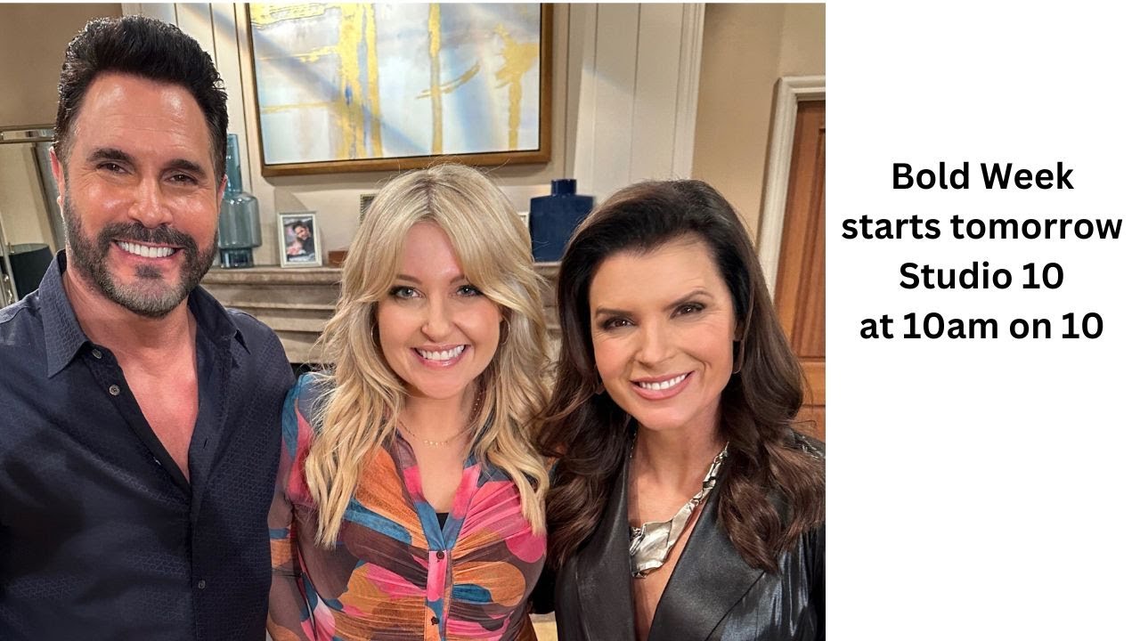 Bold Week starts on Studio 10 tomorrow and Bill and Sheila have some ...