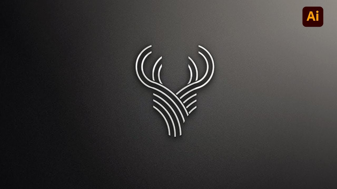 Create a Stunning Deer Logo from Scratch in Adobe Illustrator | Easy ...