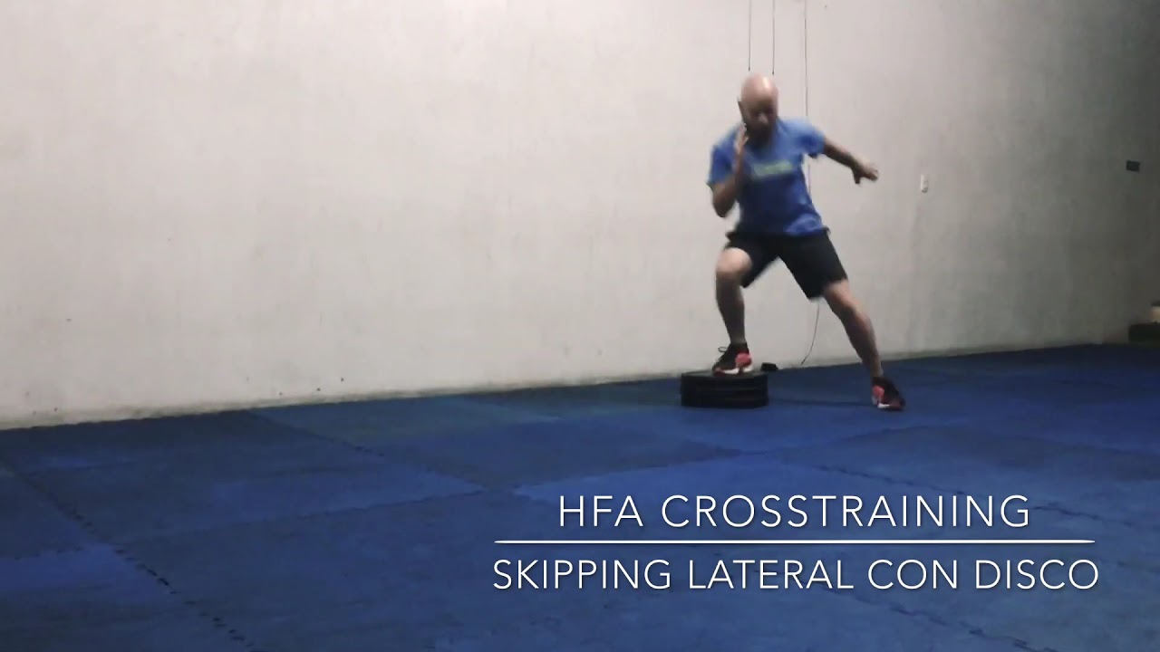SKIPPING LATERAL CON DISCO - HFA CrossTraining - YouTube