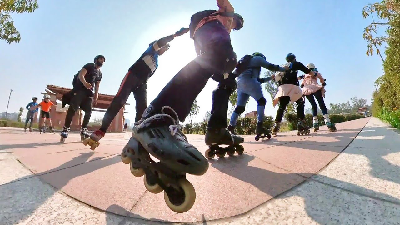 Get on the Inline Skate Express (हिंदी Vlog) - YouTube