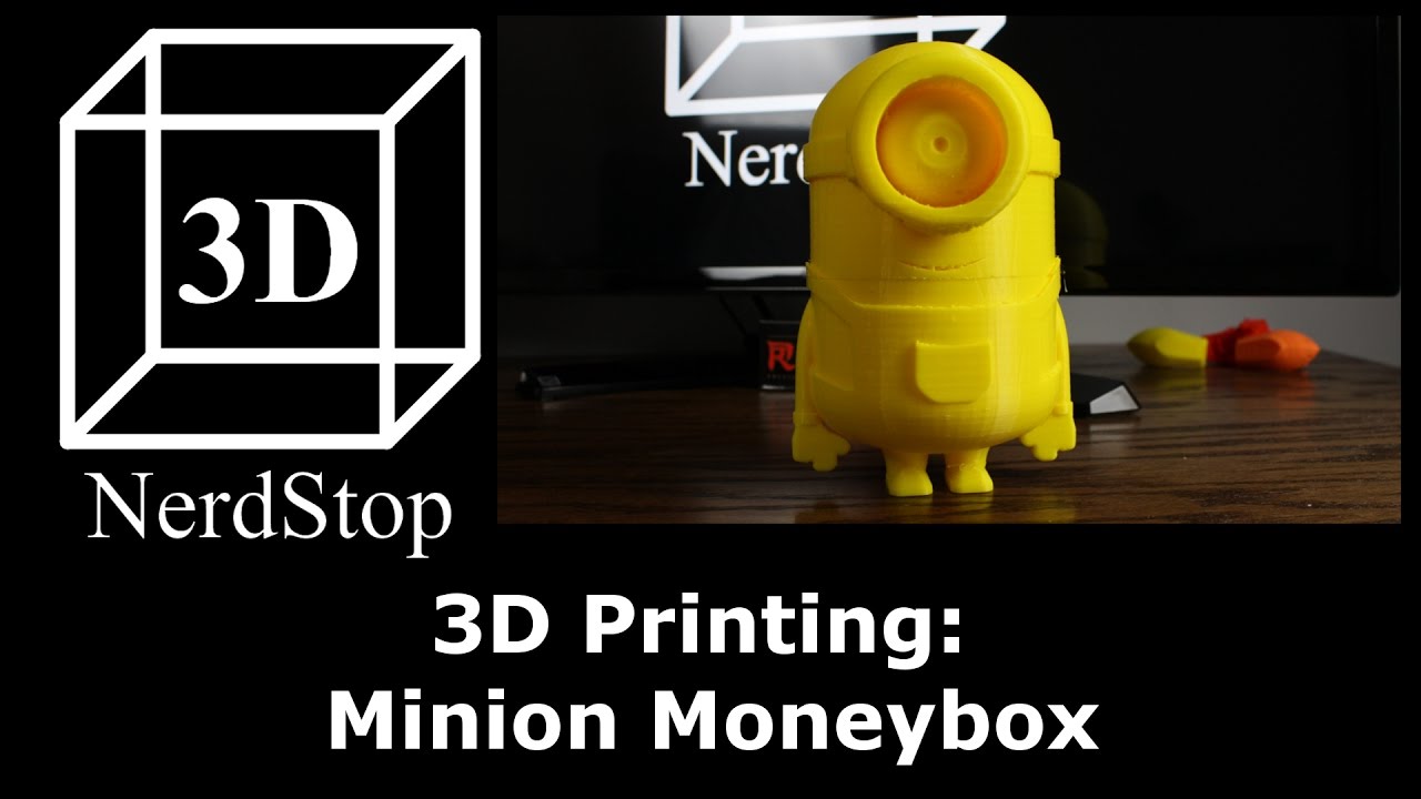 3D Printing: Minion Moneybox - YouTube
