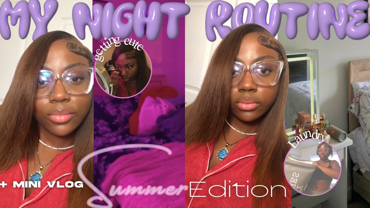 MY SUMMER NIGHT ROUTINE 2023 | Back To School | *productive* 🤍 - YouTube