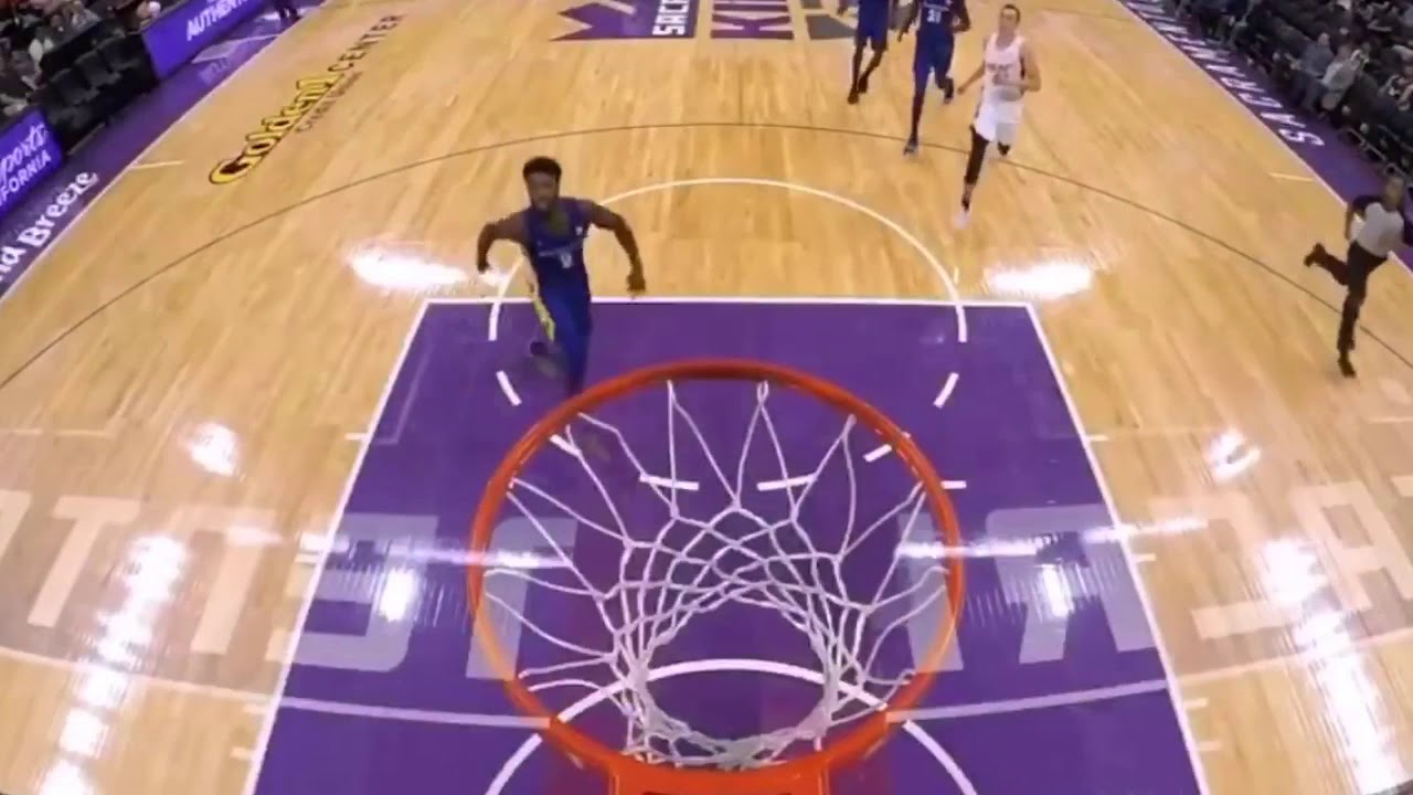 Jordan Bell Misses Dunk Off The Backboard | Warriors vs. Heat Summer ...