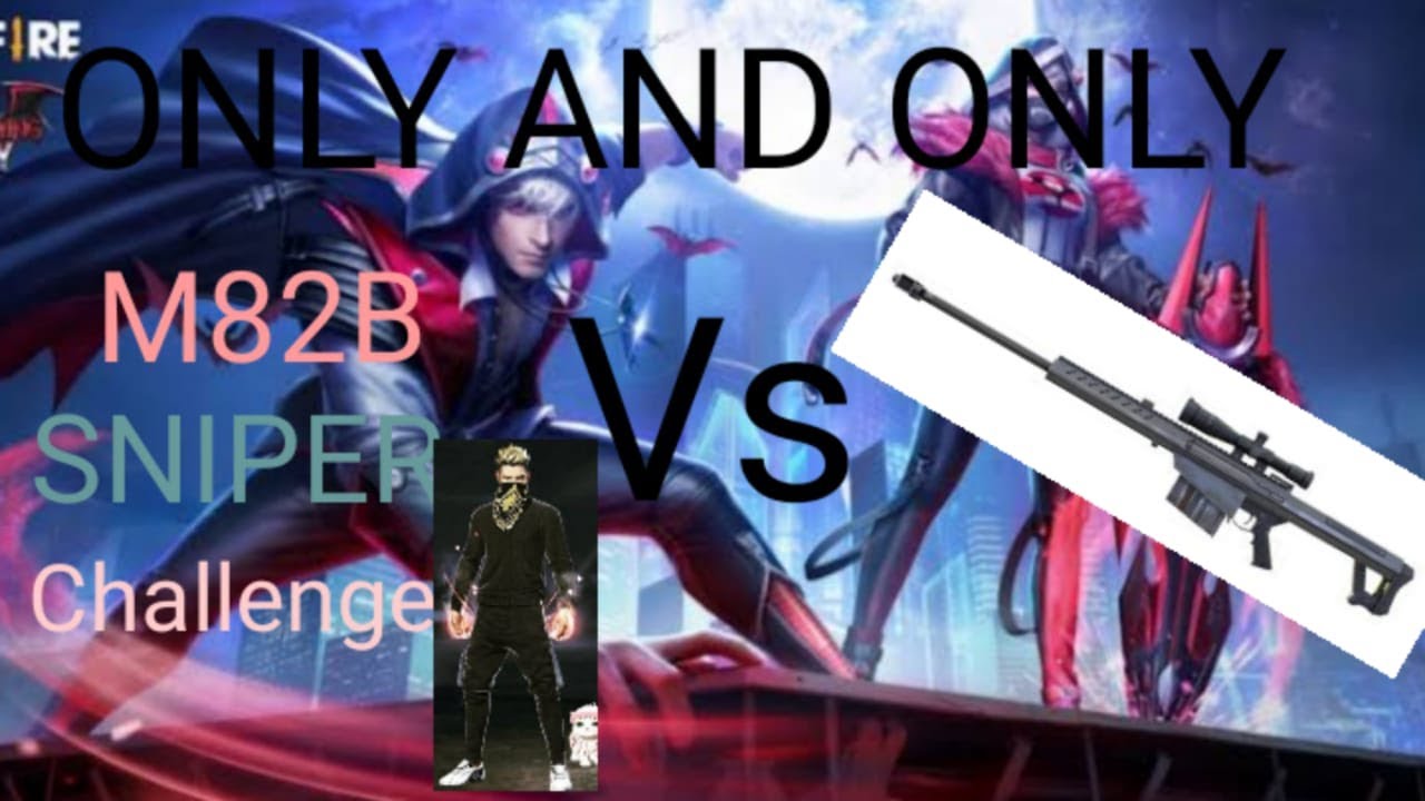 New Sniper M82B With 8X Scope | Challenge In Clash Squad | Better Than ...