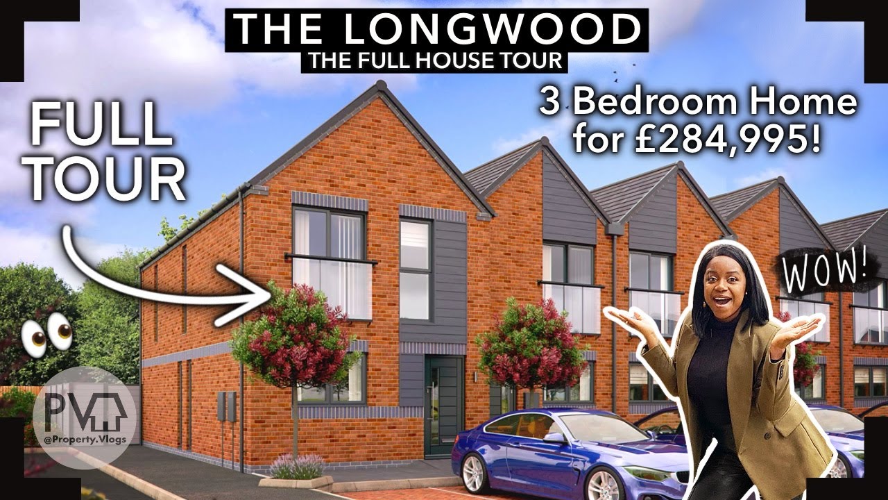A £285K HOME TOUR!😍 INSIDE a SPACIOUS New Build First time buyer House ...