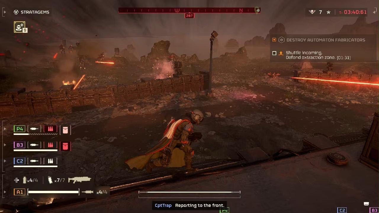 HELLDIVERS 2 me n traps - YouTube