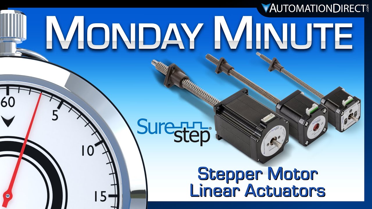 SureStep Stepper Linear Actuator from AutomationDirect - YouTube