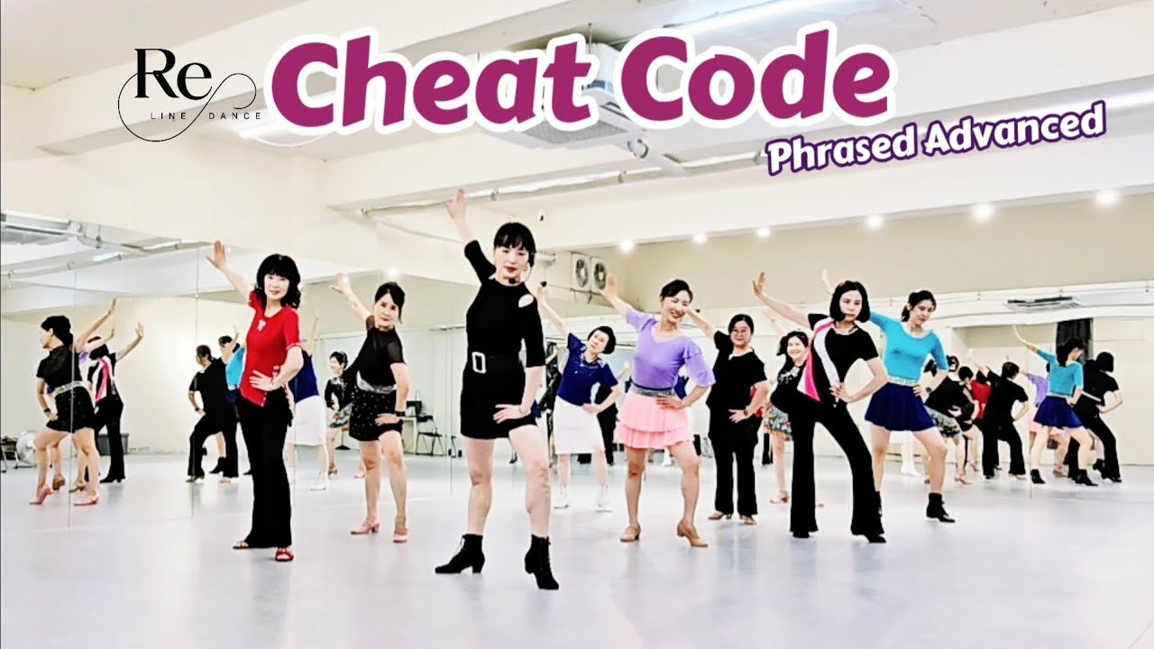 Cheat Code Line Dance || 치트 코드 || Phrased Advanced || Re Line Dance 화요 고급반 - YouTube