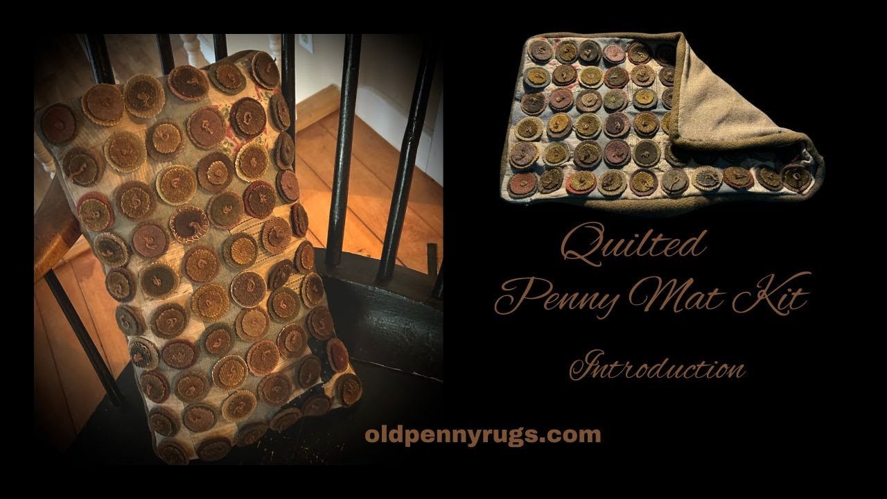 Quilted Penny Mat - YouTube
