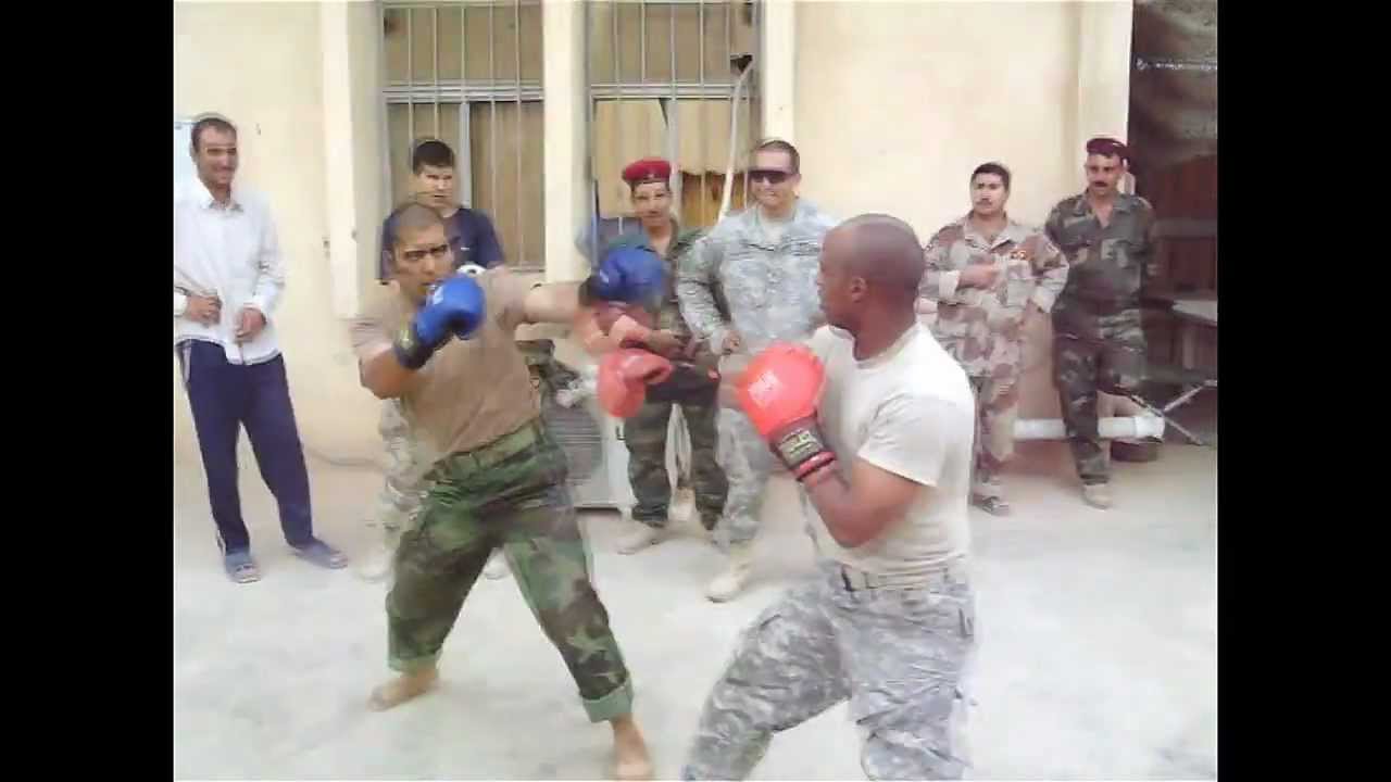 Iraq VS U.S. Boxing Bout 4 - YouTube