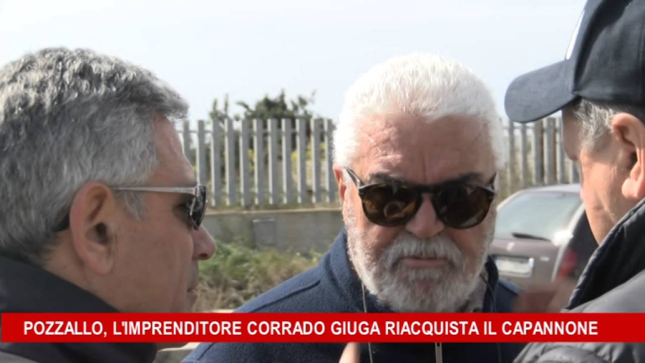 Pozzallo, l'imprenditore Corrado Giuga riacquista il capannone - YouTube