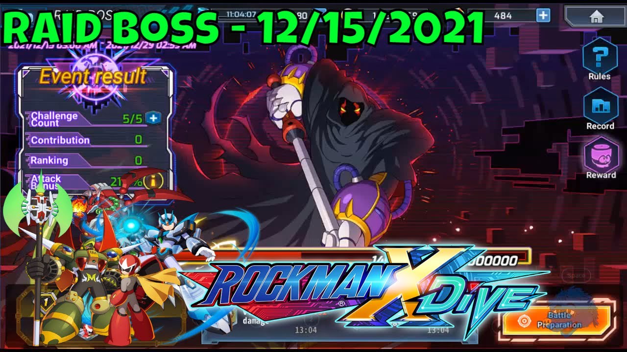 Megaman X Dive - Raid Boss: Reaper Sigma - YouTube