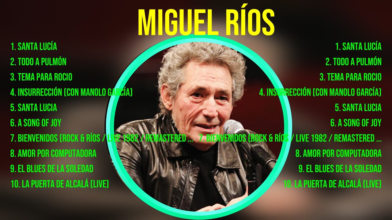 Miguel Ríos ~ Greatest Hits Full Album ~ Best Old Songs All Of Time ...
