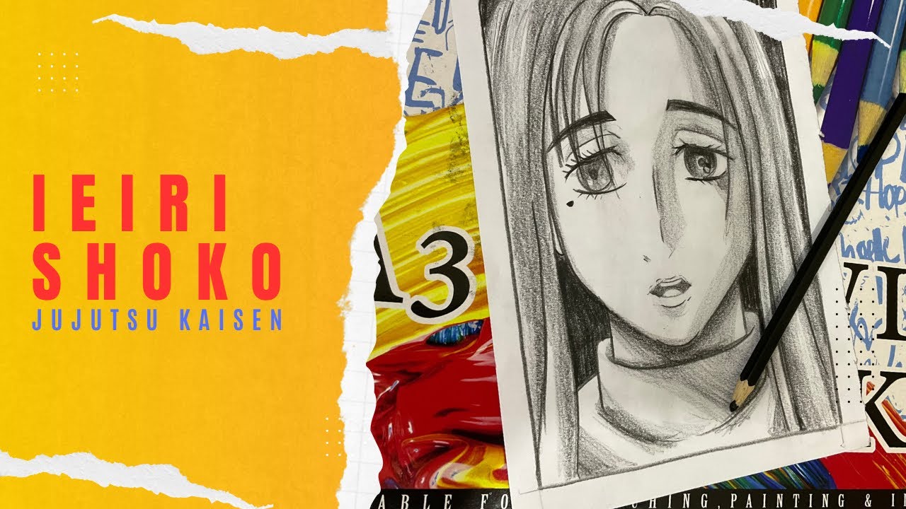 Drawing Shoko Ieiri | Jujutsu Kaisen ‼️ #draw #drawing #jujutsu # ...