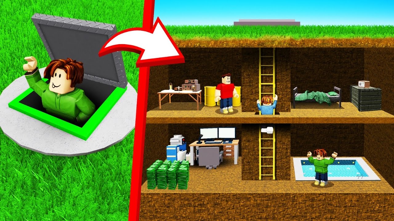 I Built The MOST SECRET BASE EVER In Roblox! - YouTube