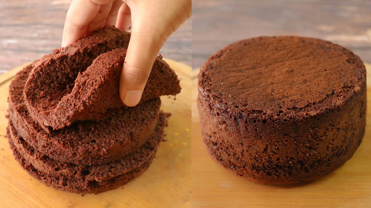 তুলতুলে বেসিক চকলেট স্পঞ্জ কেক তৈরির সহজ রেসিপি | Basic Chocolate Mocha ...