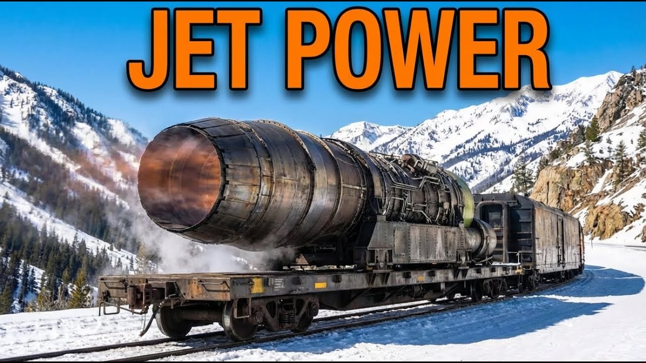 The ACTUAL Reason Railroads Strap Fighter JET ENGINES To Freight Cars ...