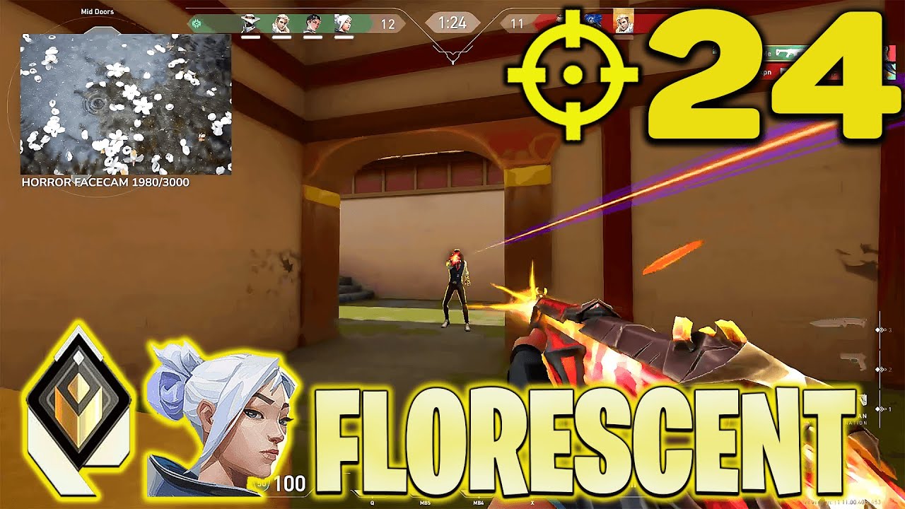 FLORESCENT – BACK TO VALORANT, SHOWING EVEN BETTER AIM! | VALORANT ...