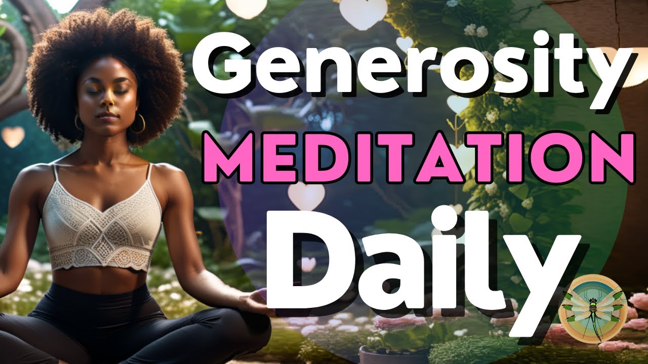 Generosity Meditation and Affirmations -🎁🤗💌- An 11 Minute #asmr Original #meditation #generosity ...