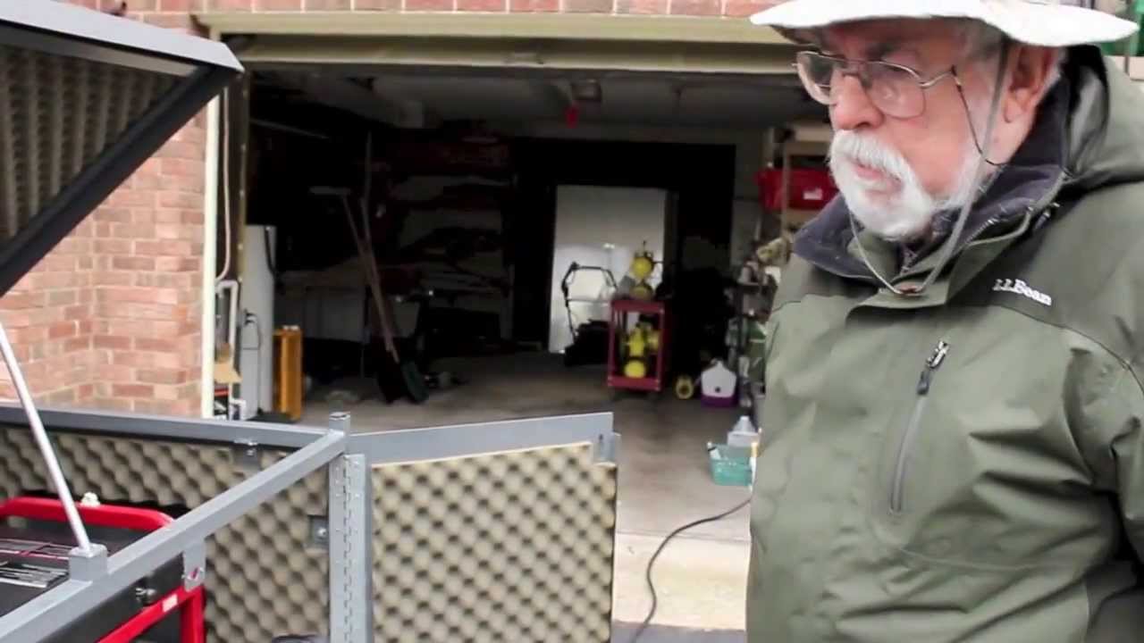 All Weather Portable Generator Enclosure - YouTube