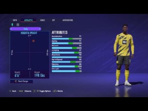 FIFA 21 Pro Clubs look alike Dan-Axel Zagadou - YouTube